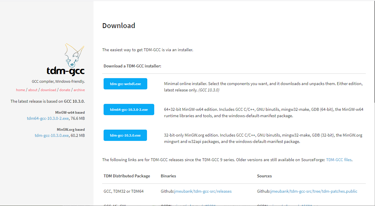 TDM-GCC安装 | mi鹿博